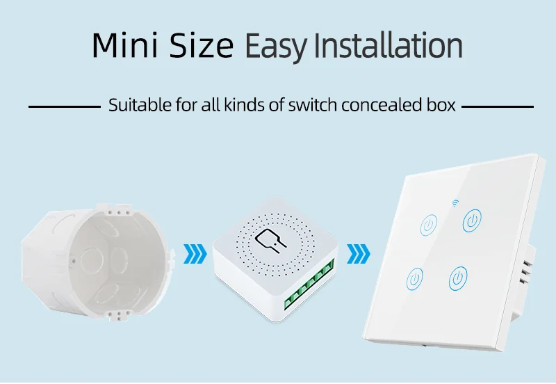 Mvava Ce Tuya Led Module 1/2/3ch Wifi Smart Switch 1 Channel Homekit ...