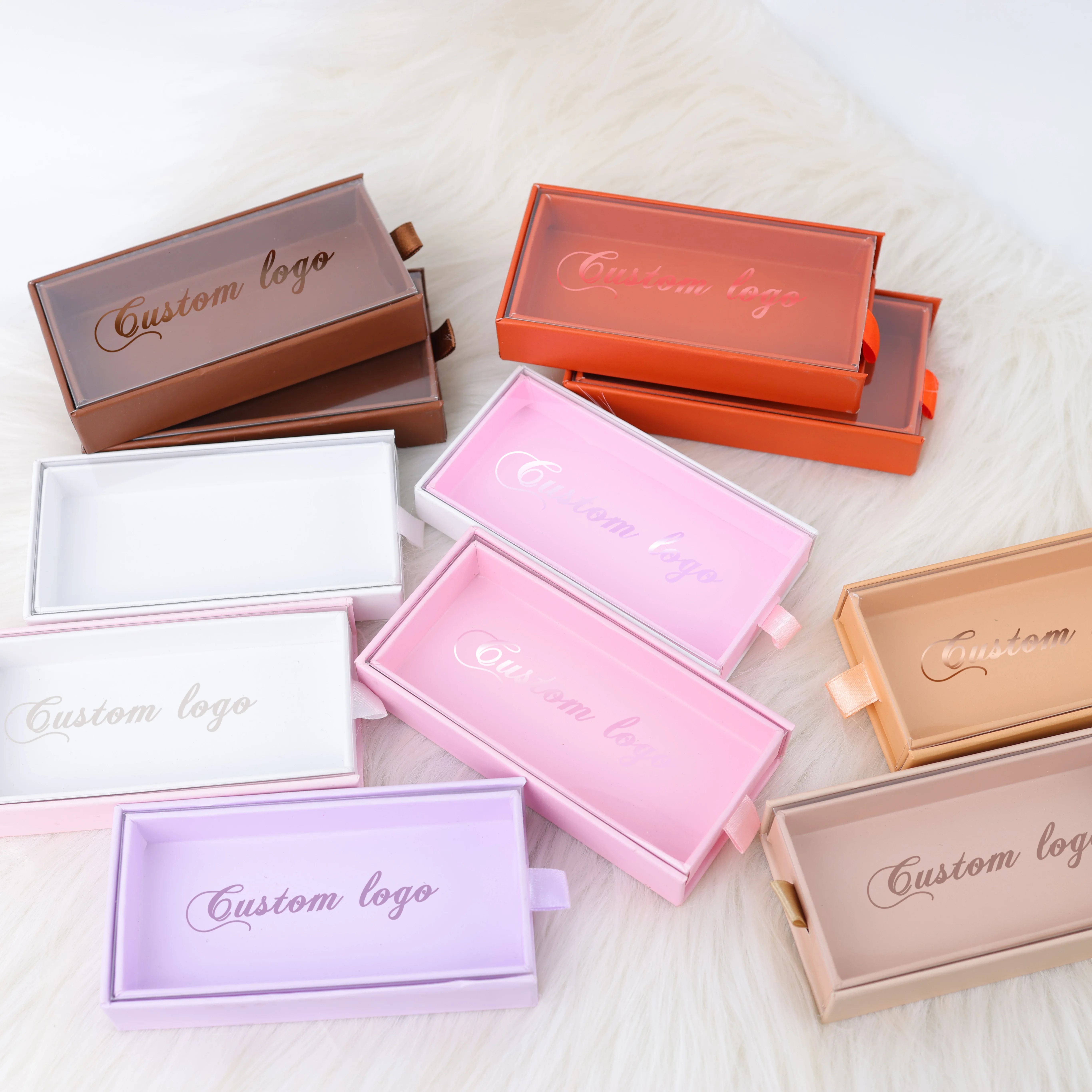 Magnetic Pvc Drawer Individual Box False Lash Packaging Private Label ...