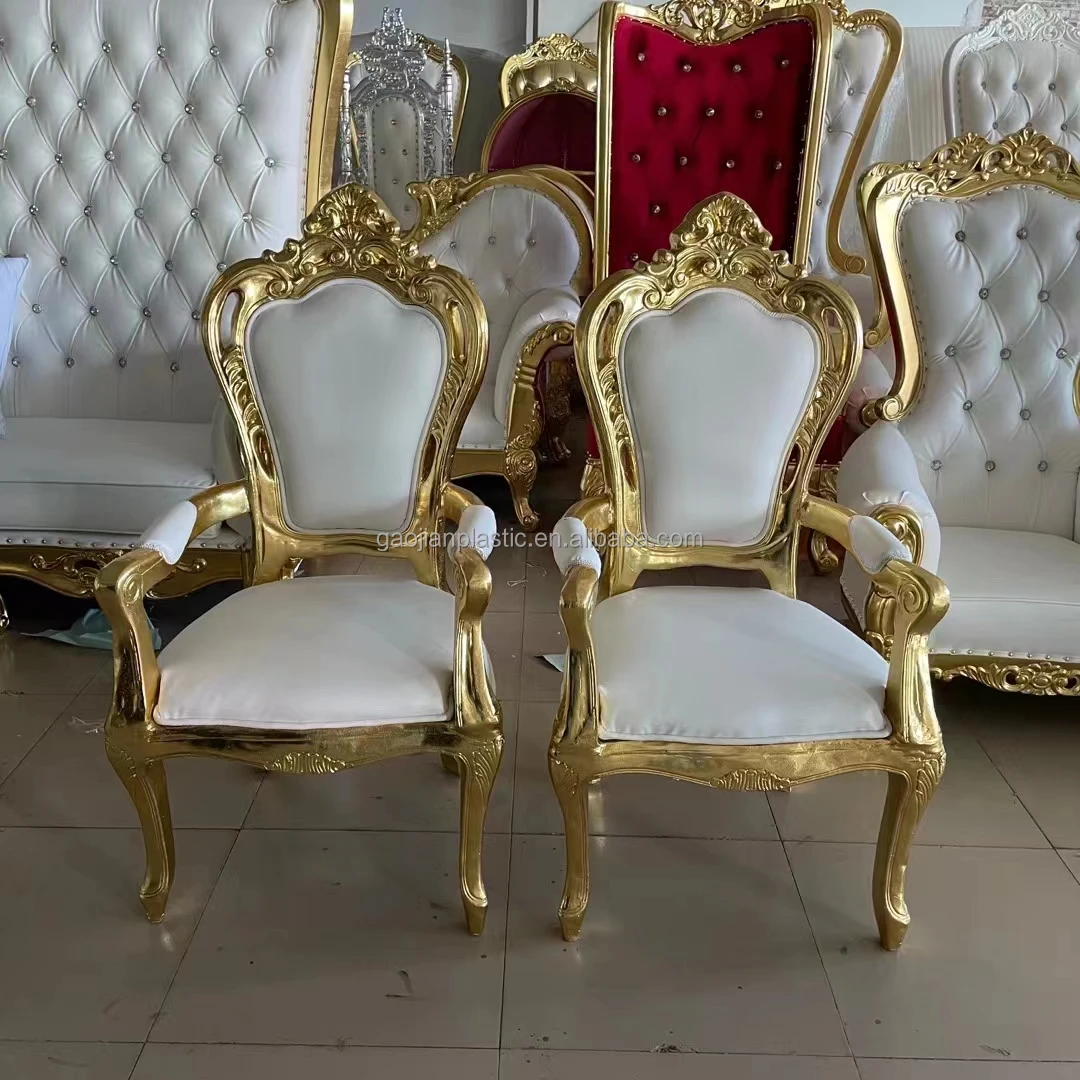 European Royal Style King's Throne Chair - Elegant Wooden Sofa for ...