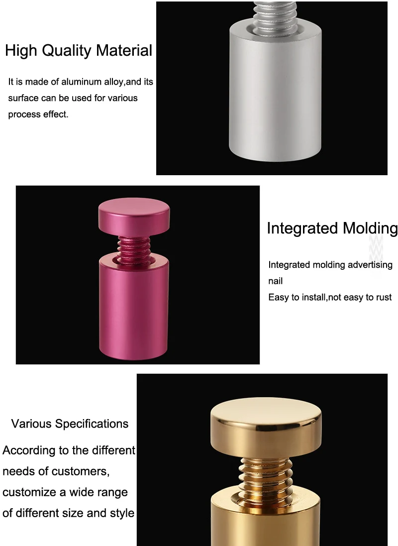 Acrylic Sign Holder With Standoff Hardware Clear Acrylic Frame Kit With ...