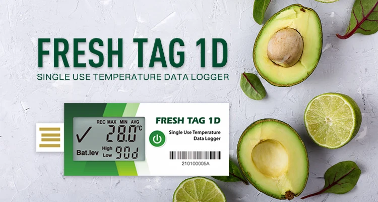 Fresh Tag 1D Fruit Temperature Data Logger - Precision & Custom Support