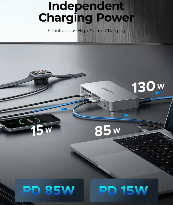 Orico Thunderbolt4 Certified Docking Station Type C To Hdm I 8k Usb Hub ...