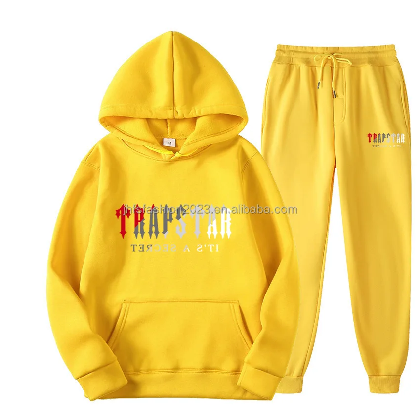 Custom Print Logo Trapstar Tracksuit High Street Fleece Hoodie ...