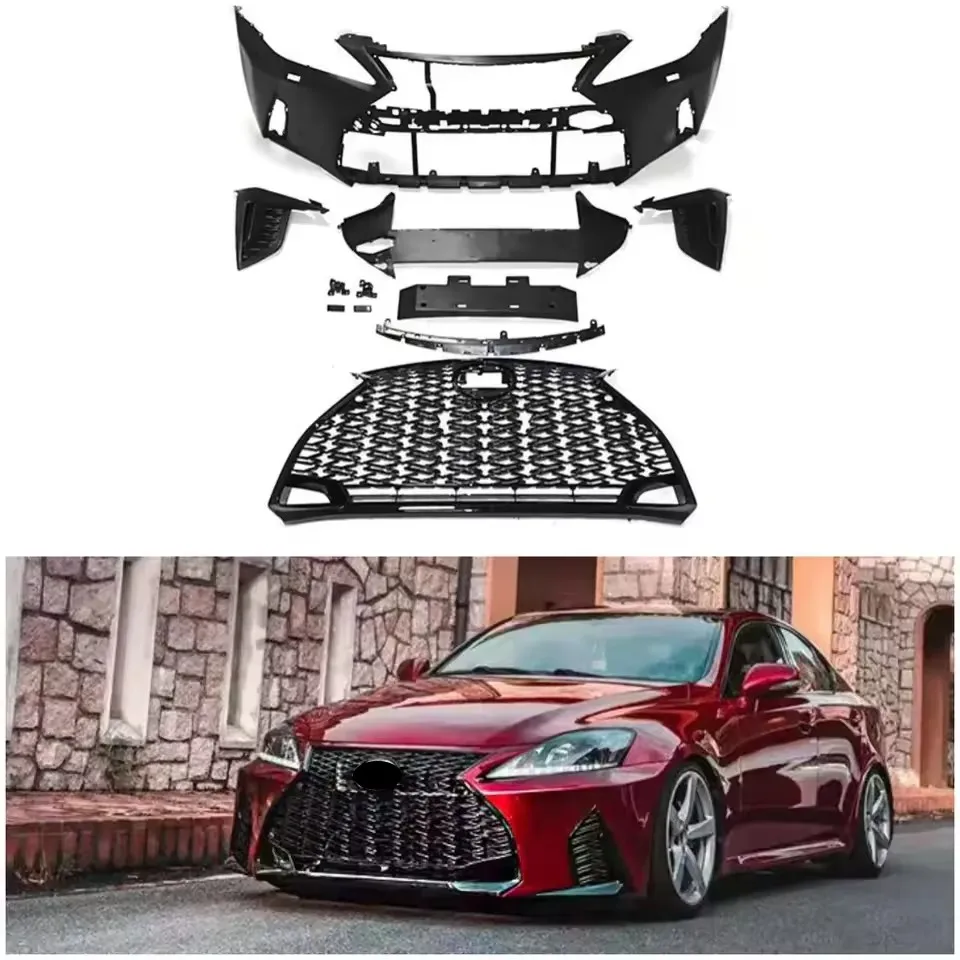 Car Body Kit Front Bumpers Grilles Side Skirt Boot Sopiler for Lexus IS ...
