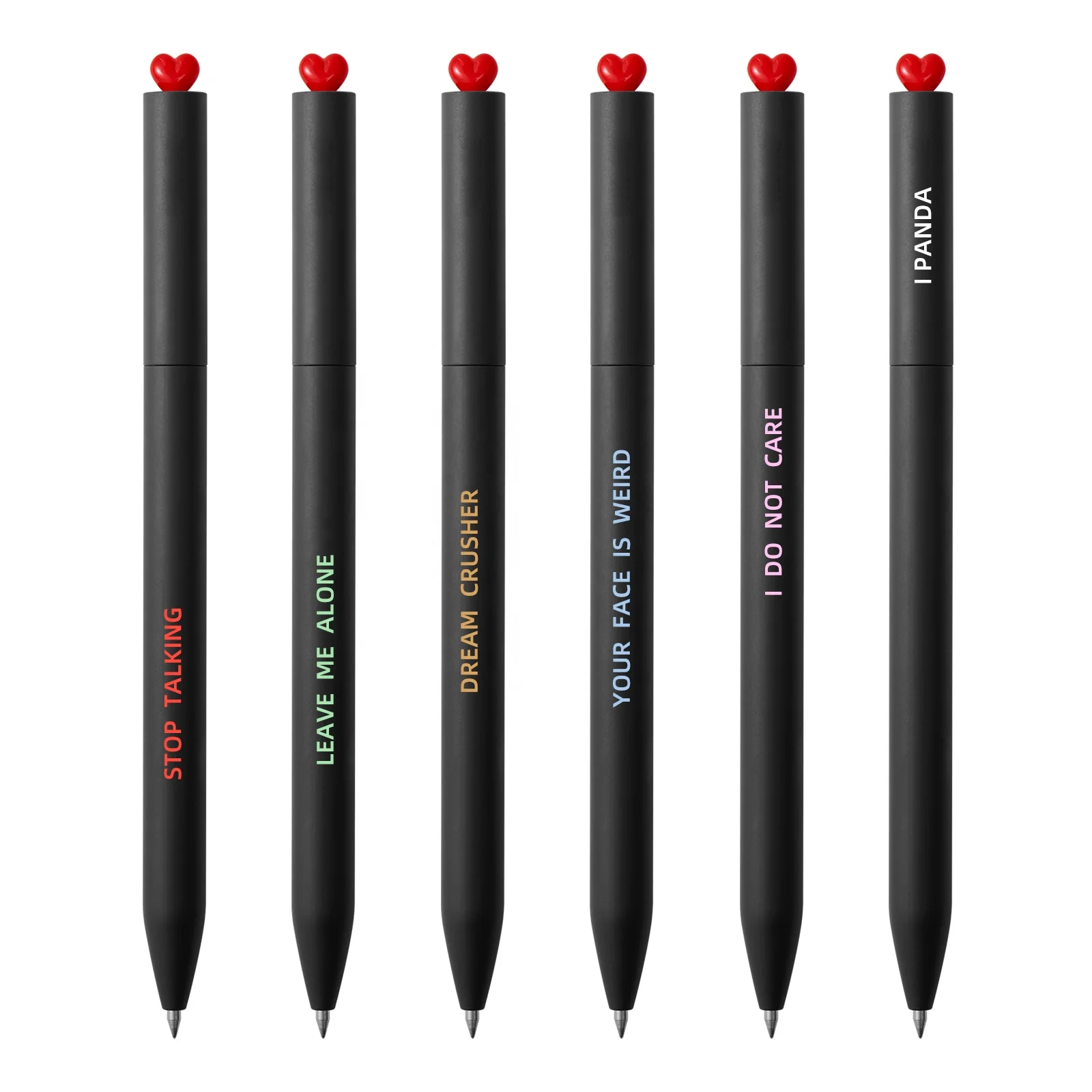 Kaco Pure Eco-friendly Retractable Refillable Gel Ink Pens 0.5mm Fine ...