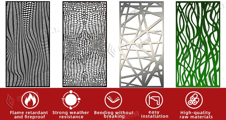 Alucobond Cnc Panel Astm Certificated Perforated Exterior Decoration ...