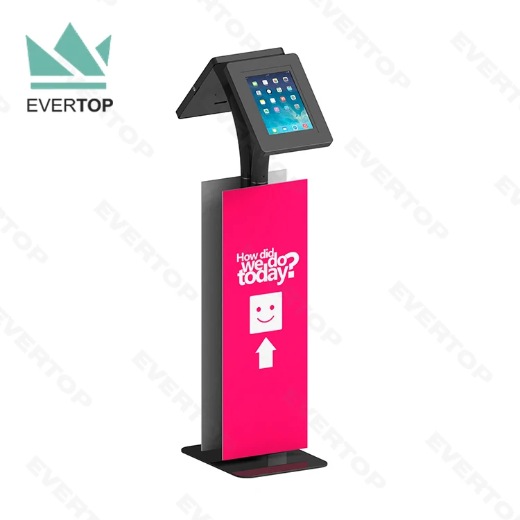 LSF01D-C Dual Tablet Floor Stand - Secure Double Sided Display