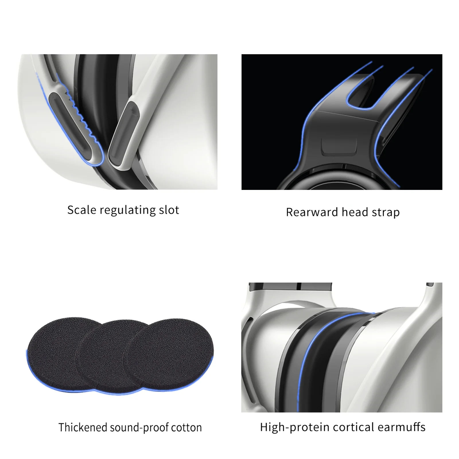 Wholesale ABS Ear Muffs Enhanced Sound Isolation Noise-Cancellation for ...