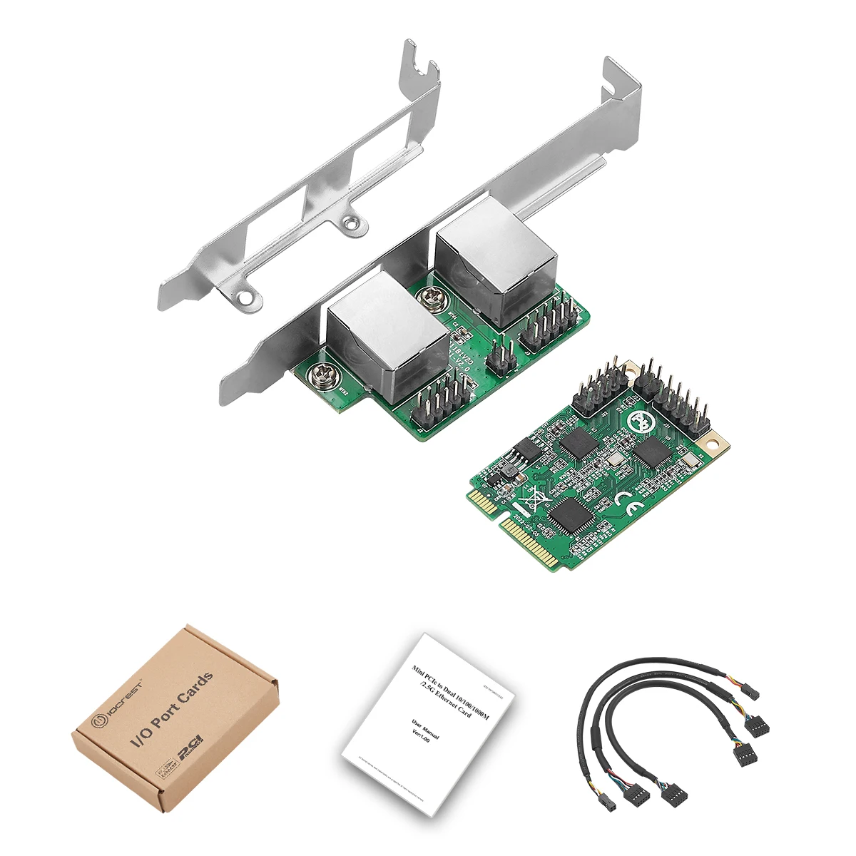 Mini Pci-e To 2.5g Lan Card 2500mbps Mini Pcie 2.5g Gigabit Network Card Realtek Rtl8125b ...