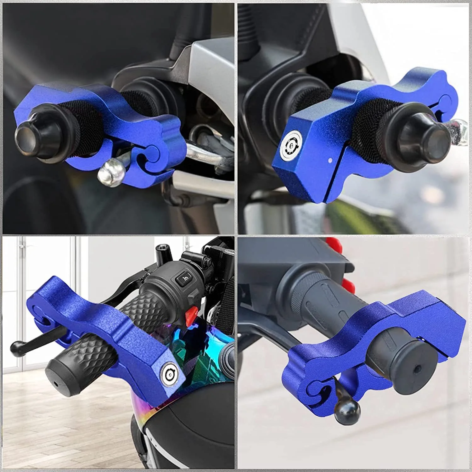 Motorcycle Handlebar Lock Handlebar Brake Handle Solid Lock Imitating ...