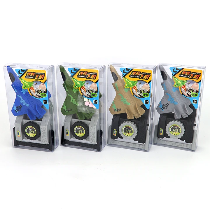 Funny Plastic Ejection Aircraft Catapult Fighter Plane Toy Candy - Buy ...