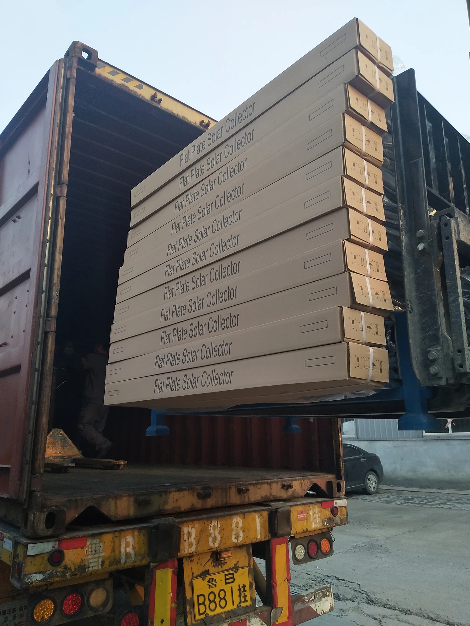 100l 200l Flat Plate Solar Collector Stainless Steel Pressure Solar Hot ...