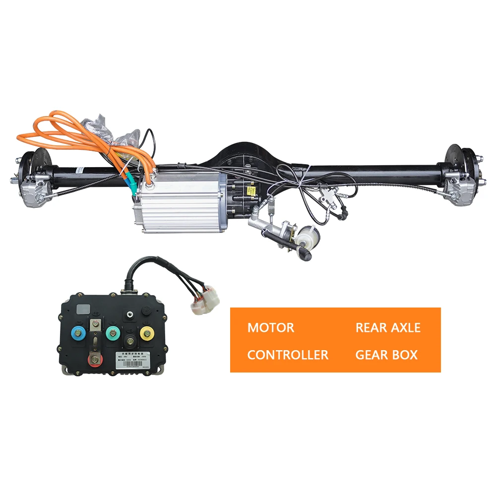 72V 5KW PMSM Motor Rear Axle Kit for Electric Tricycle EV