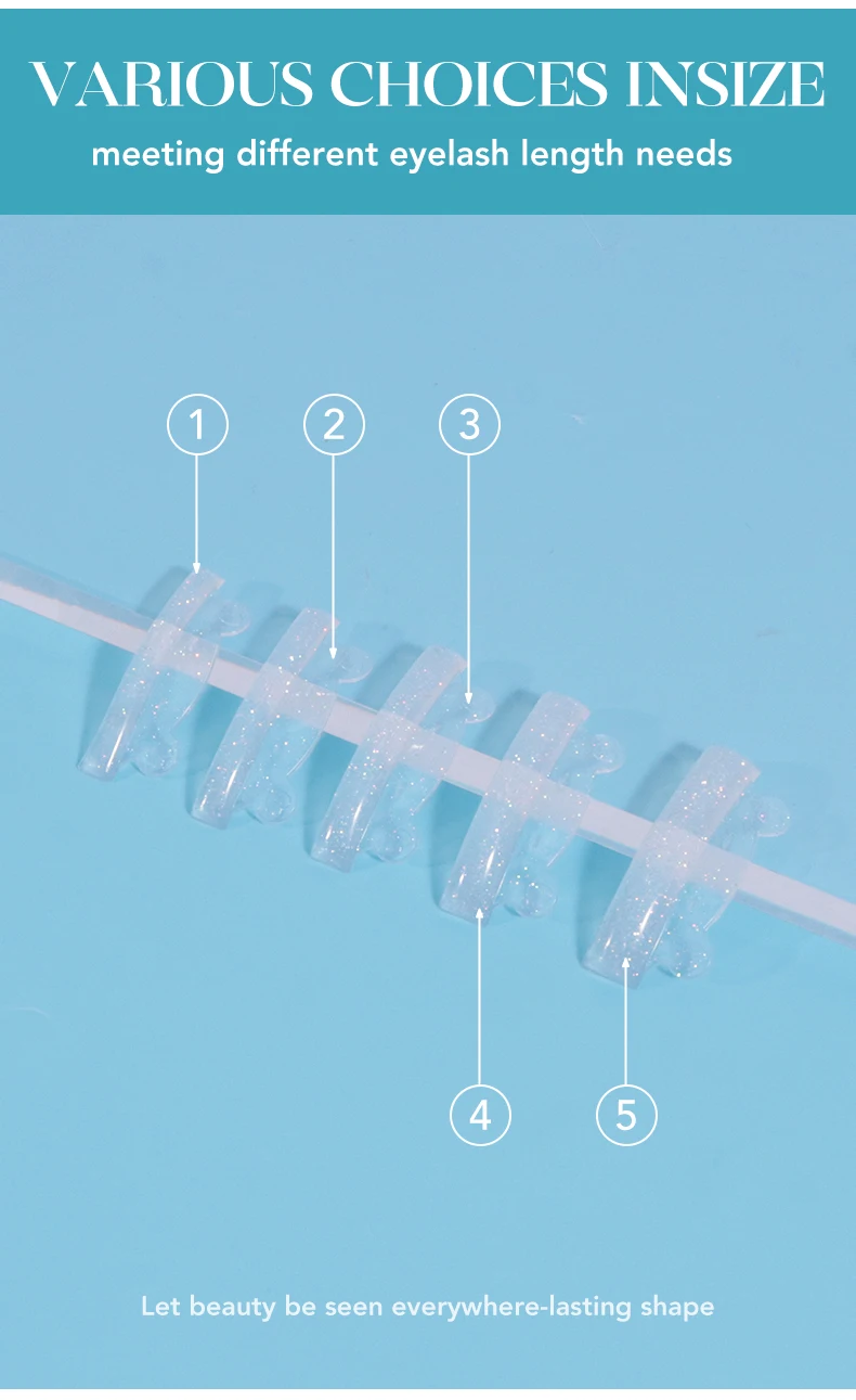 Custom Shapes Lash Lift Rods No Glue Eyelash Perm Tools Self Sticky ...