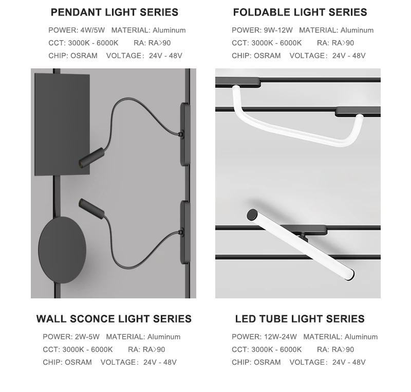 Magnetic LED Track Lights - Efficient and Durable Lighting