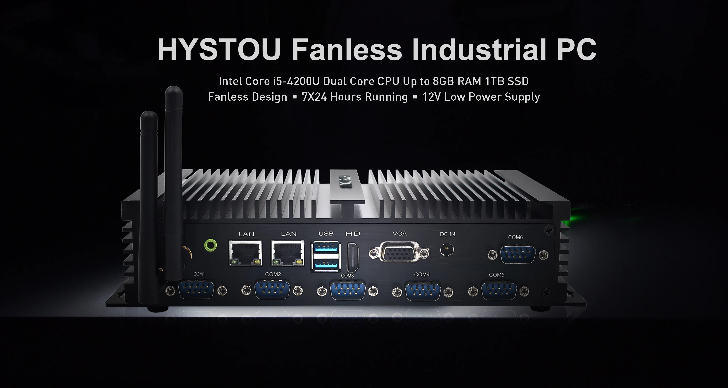 Hystou Mini Desktop Pc In-tel Core I5 I7 6 Com Ddr3l Win10 Vga Hd Dual ...