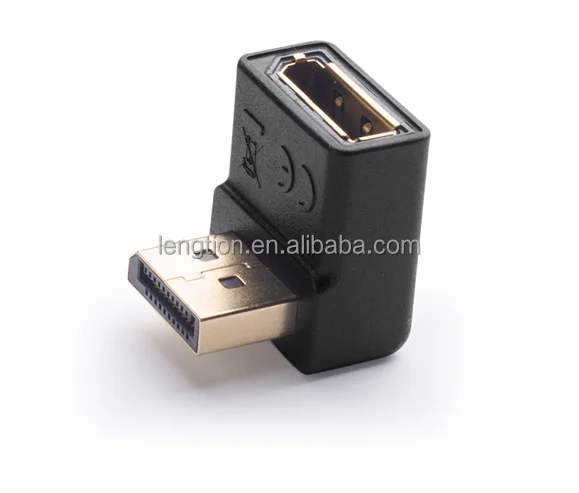 Up Down Displayport Adapter Right Angled Dp Adapter 4k/60hz 2k/144hz ...