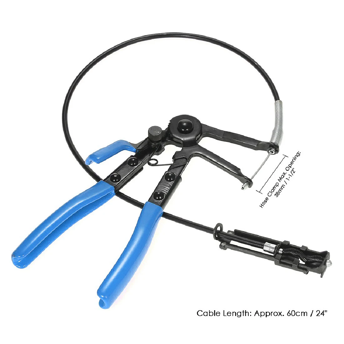 Wire Long Reach Flexible Hose Clamp Plier Set Fuel Oil Water Auto Tool ...