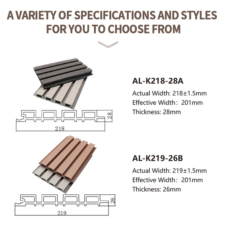 SONSILL Outdoor Partition Wall Board Cladding - WPC Panels