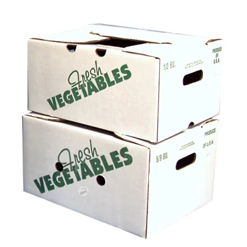 Custom Broccoli Waxed Box - Eco-Friendly Cardboard Packaging