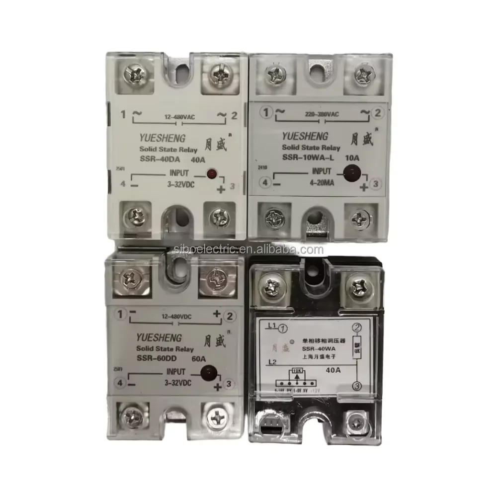 Ssr100da Solid State Relay Ssr-100da 100a 3v-32vdc To 12v-480vac - Buy ...