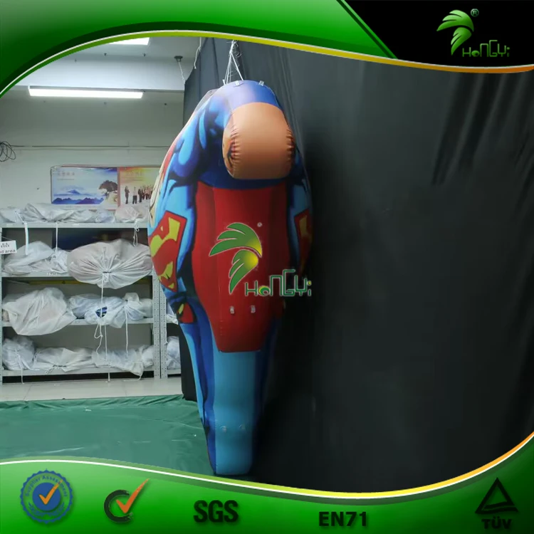 Custom Giant Inflatable Superman 2D Advertising Inflatables Balloon ...