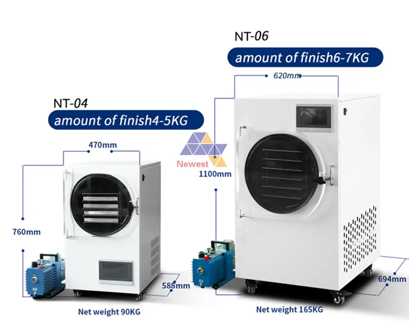 Commercial Lyophilizer Freeze Dryer Machine / Vacuum Drying Machine ...