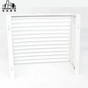 Outdoor Aluminum Ac Cover Exterior Air Conditioner Louver Cover - Buy ...