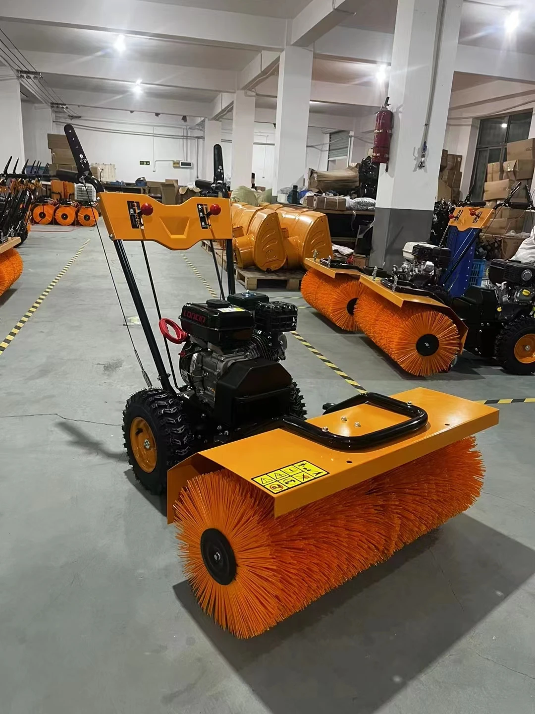 High Operating Efficiency, Hand Propelled Walking, Low-Power Sweeping ...