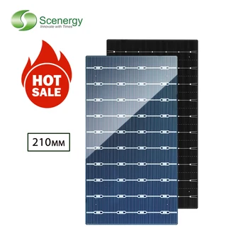 High Efficiency 12bb Double Sided Double Glass Solar Panel ...