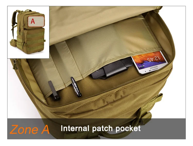 Protector Plus MOLLE Modular Waterproof Hiking Rucksack Durable Camping ...