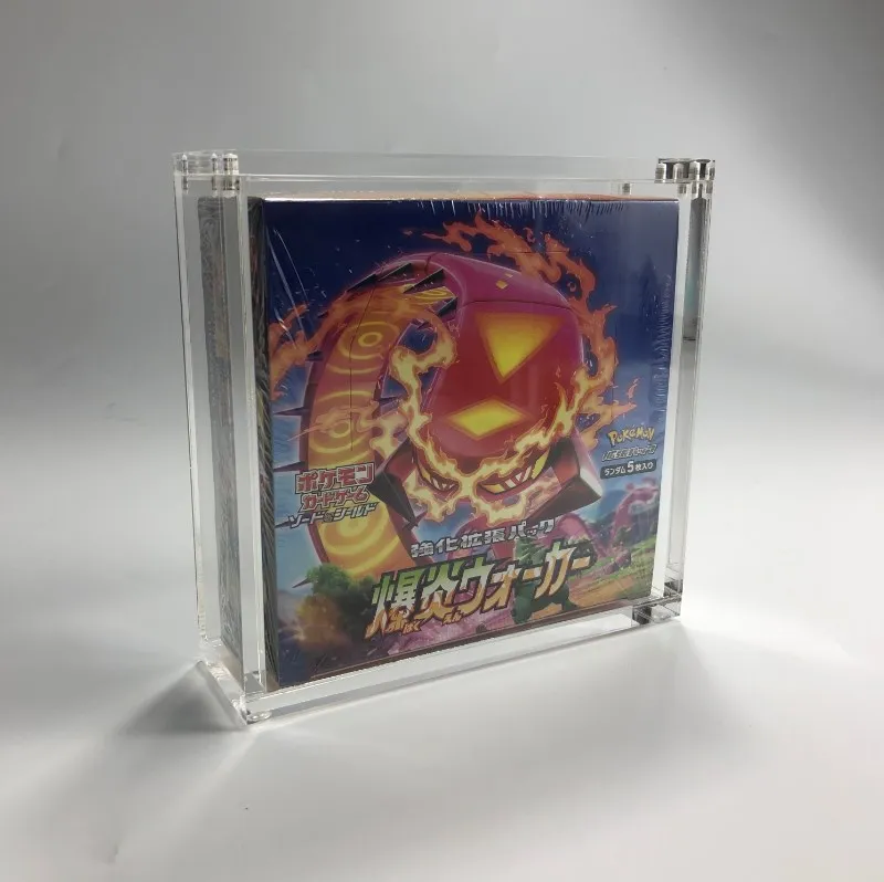 Uv Protection Custom Clear Acrylic 3 Slot Tcg Booster Pack Trading Card ...