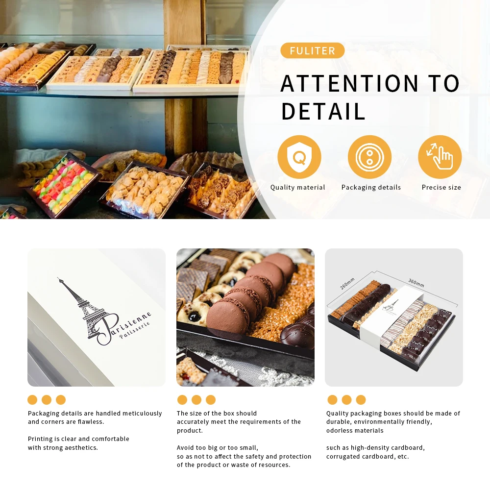 Rectangle Custom Canada Dates Gift Dessert Boxes For Sweets Collapsible ...