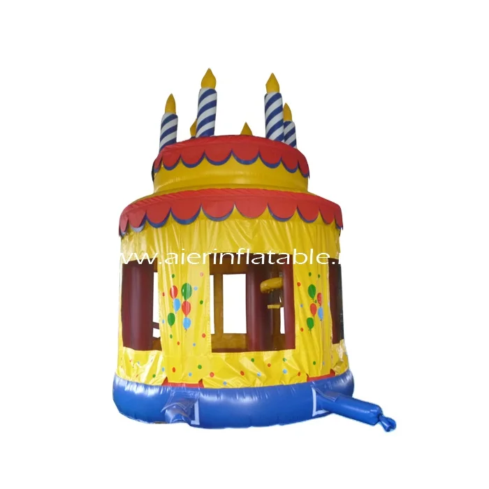 Birthday Cake Bouncy Castle Kids Party Birthday Cake Jumping Girls ...