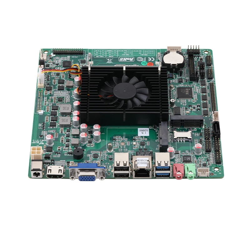 Thin itx Main Board With i7 4500U Processor 2 LAN 6COM mini PC ...