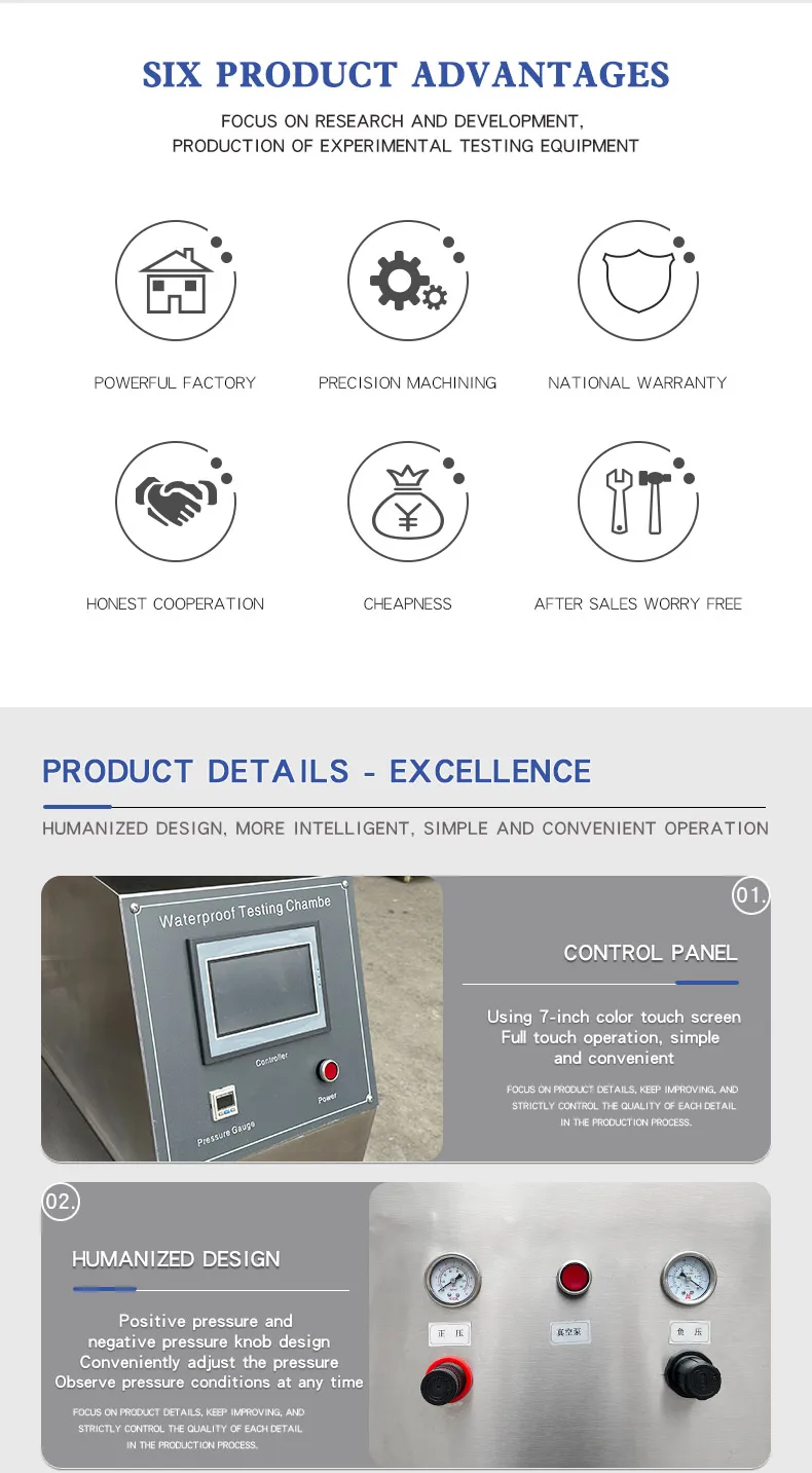 Visual Leak Detection Testing Machine - Immersion Chamber