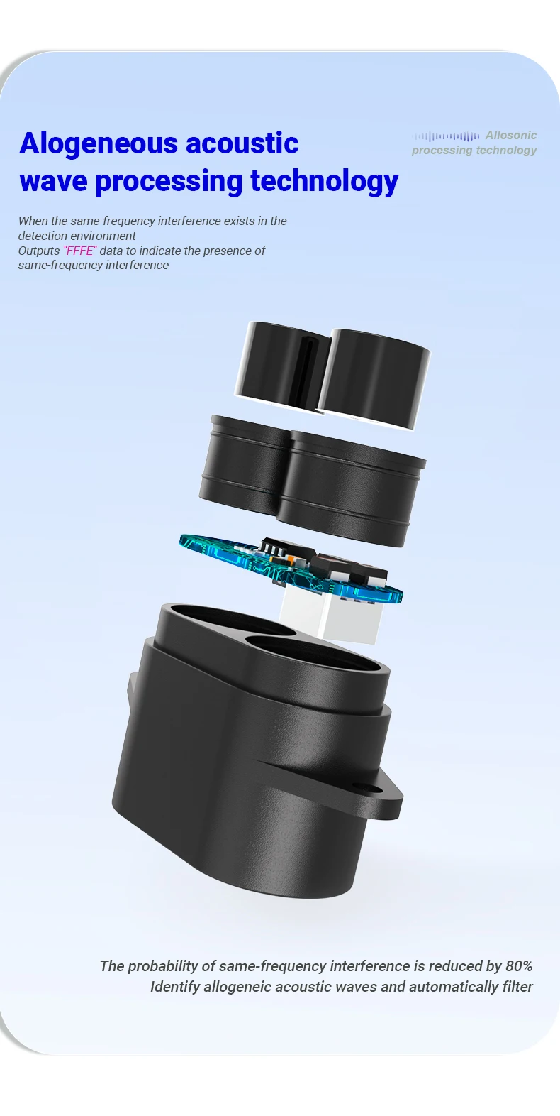 DYP-A22 Ultrasonic Sensor for Obstacle Avoidance & Racing