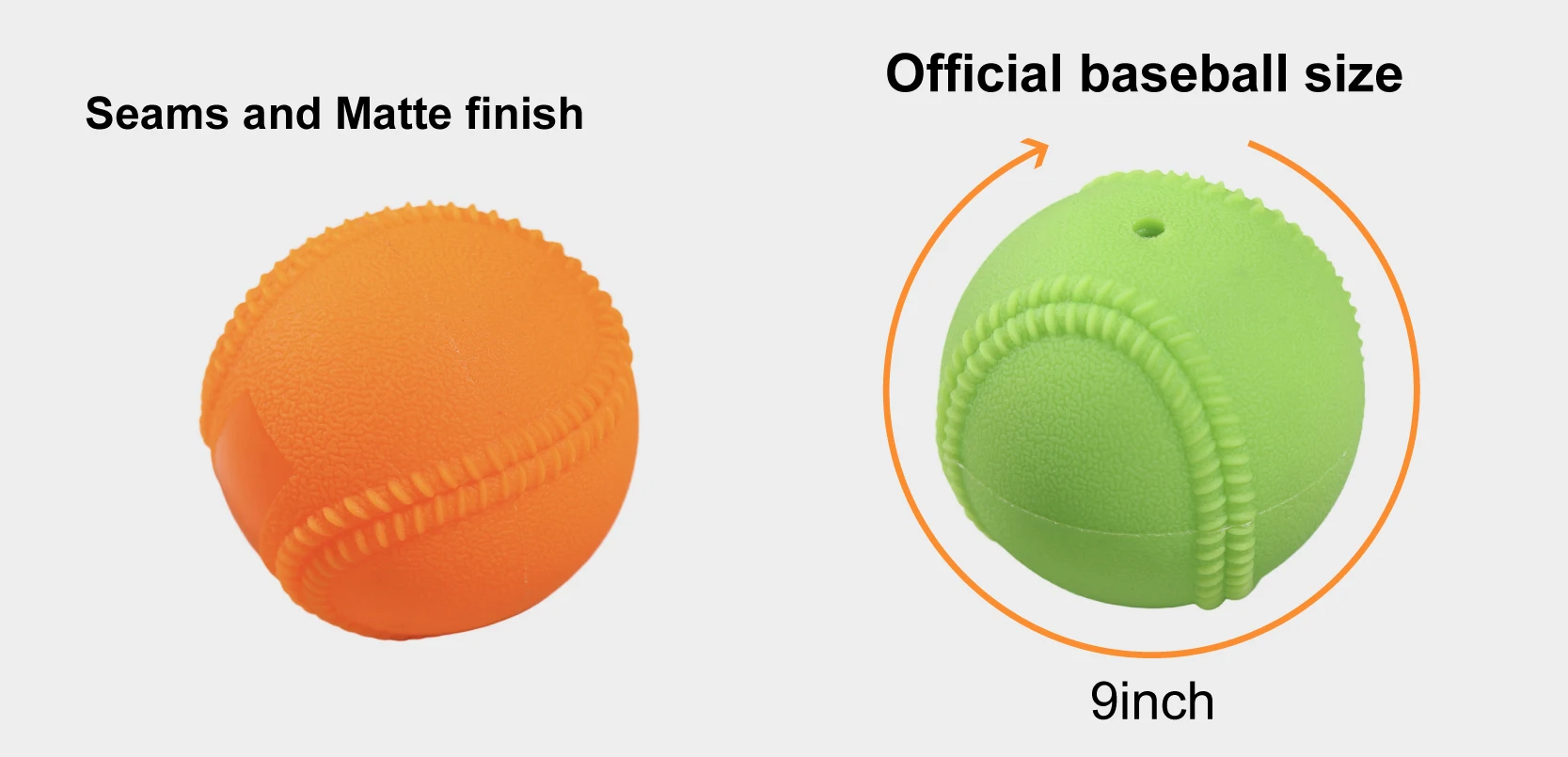 Standard Size Competition Grade Seam Pvc Cowhide Baseball Weighted ...
