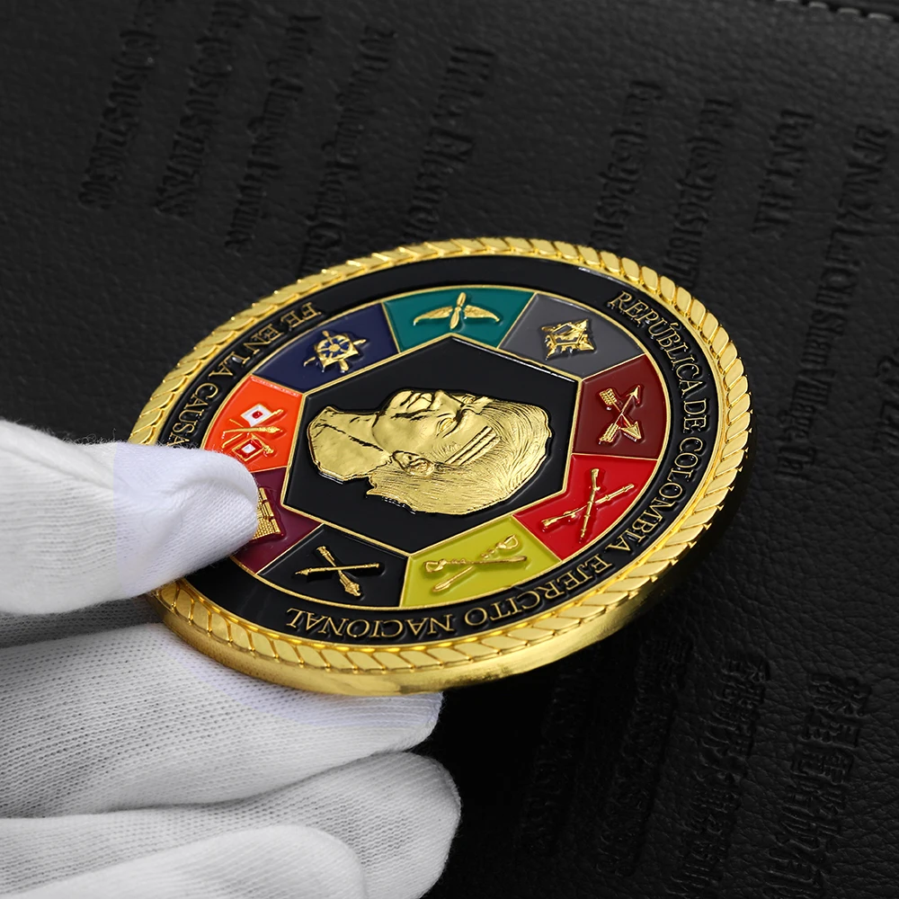 China Factory Custom Gold Soft Enamel Zinc Alloy 3D 2D Challenge Coins ...