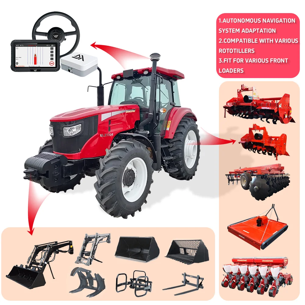 Tractor Mounted Plastic Mulch Applicator - Efficient Farm Ridger ...
