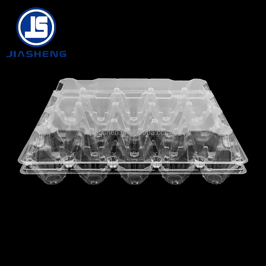 Customizable Clamshell Blister Packaging 20 Holes Chicken Egg Cartons ...
