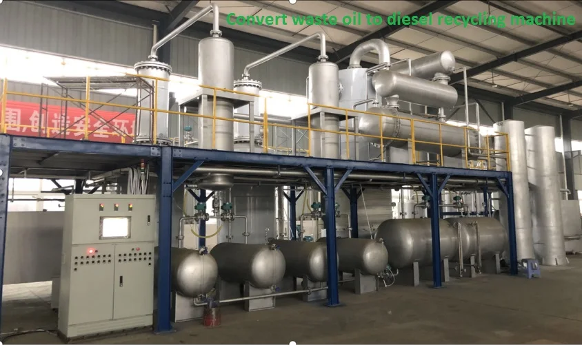 Mini Black Waste Transformer Oil To Diesel Refinery Plants - Buy Black ...