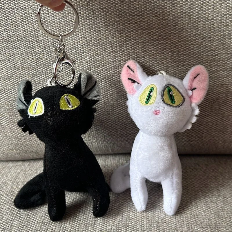 30cm Suzume No Tojimari Anime Plush Toy Daijin Cat And Sadaijin Black ...