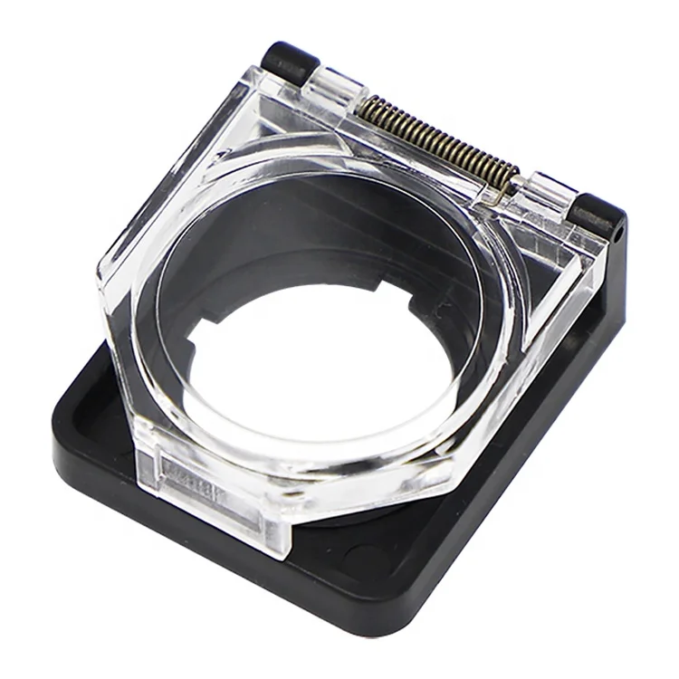22mm Spring Back Plastic Push Button Switch Guard Cover