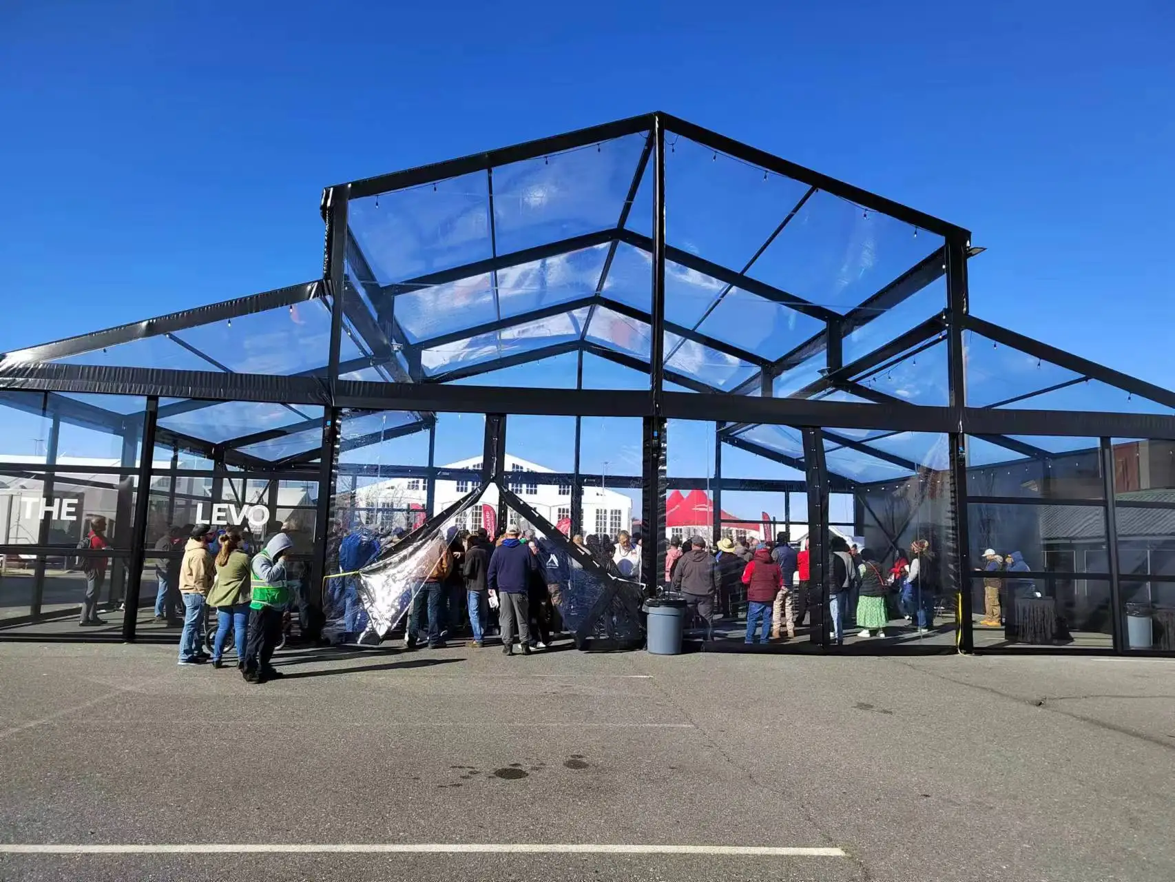 Atrium Wedding Tent - Luxury Clear Frame Wedding Structure