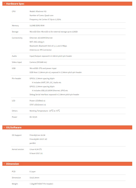 Nanopi Duo2 512m Allwinner H3 Cortex-a7 Wifi Bt Development Board ...
