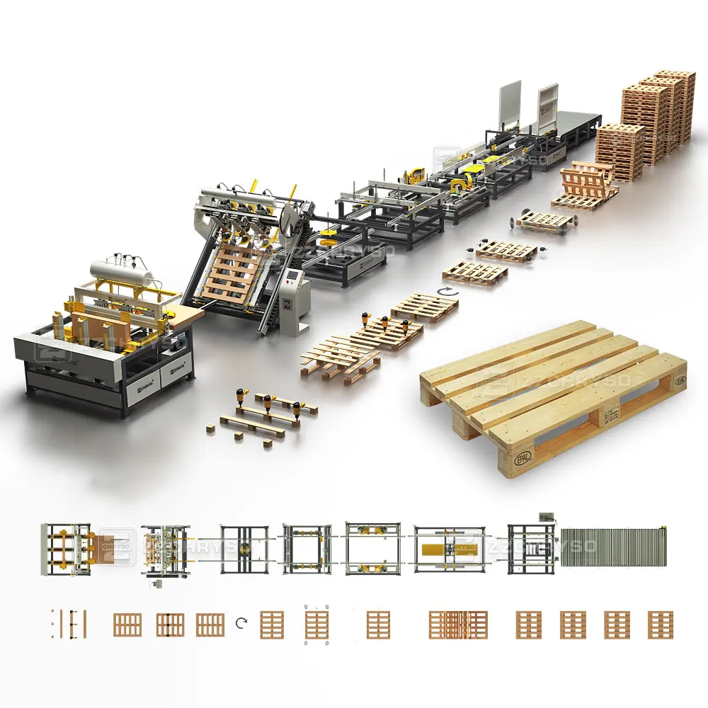 Automatic Wood Pallet Nailing Machine - Efficient & Reliable
