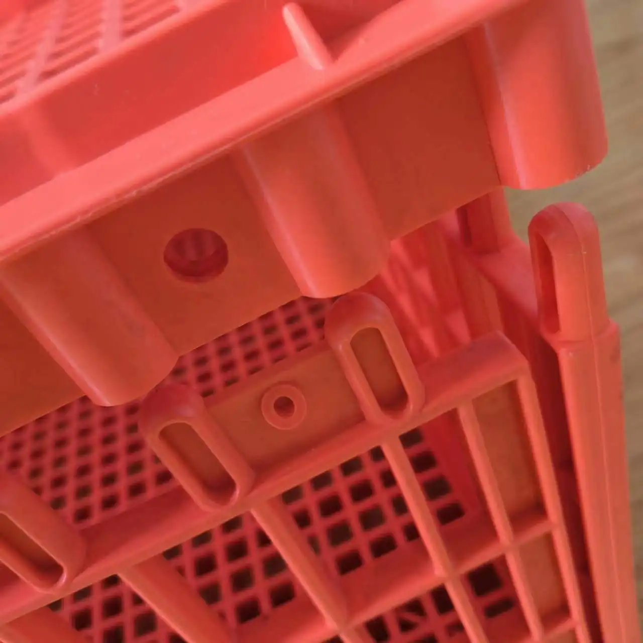 China Supplier Live Chicken Transport Cage Chick Turnover Box Plastic ...