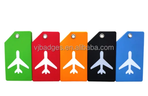 Custom Printed Logo Travel Airline Suitcase Personalized Name Tags ...