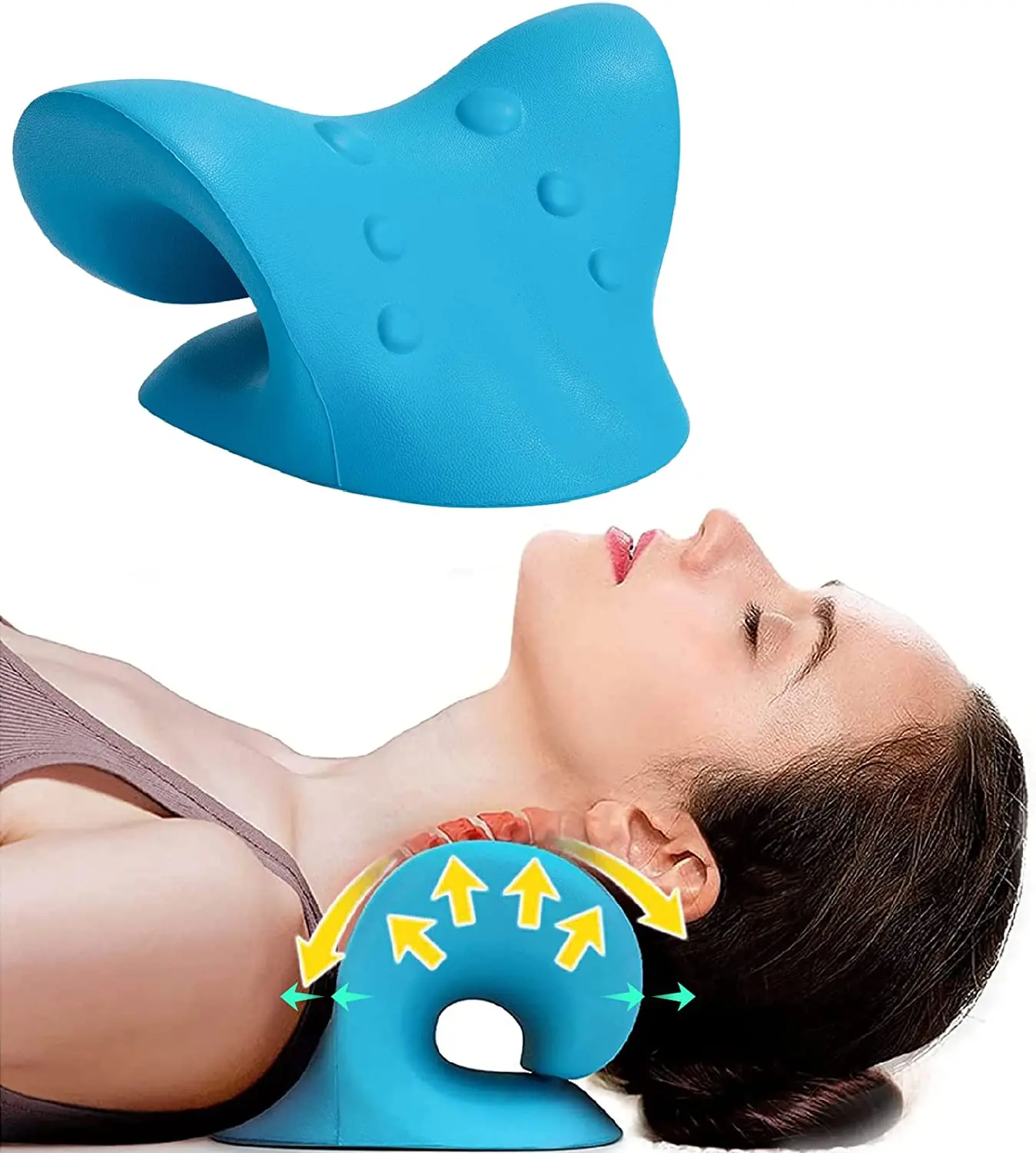 Et Hot Selling Orthopedic Neck Pain For Relief Ergonomic Neck Pillow ...